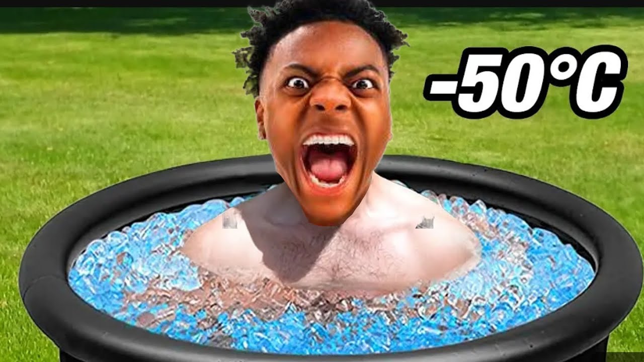 ISHOWSPEED DID ICE BATH CHALLENGE 🧊 IN DENMARK 🇩🇰 #ishowspeed - YouTube