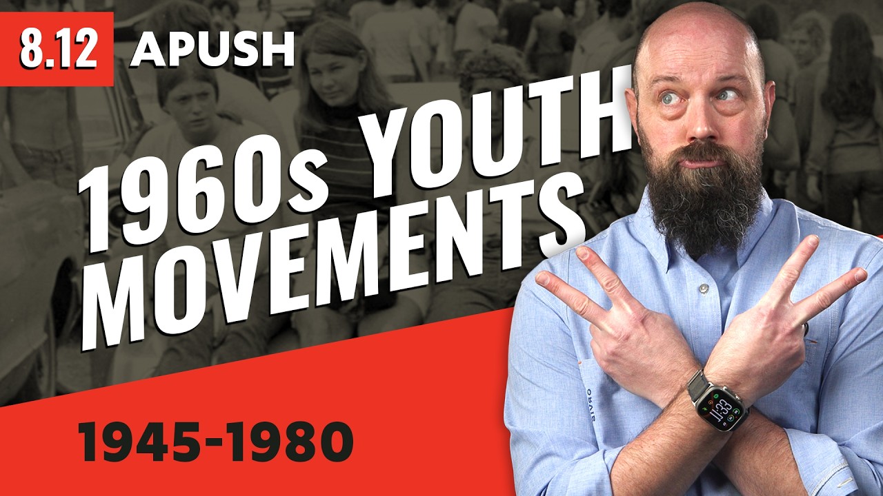 Youth and the COUNTERCULTURE of the 1960s [APUSH Review] - YouTube