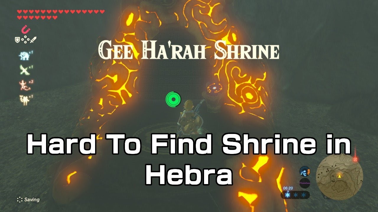 Gee Harrah Shrine - Hard to Find Shrine in Hebra - Zelda Breath of the ...