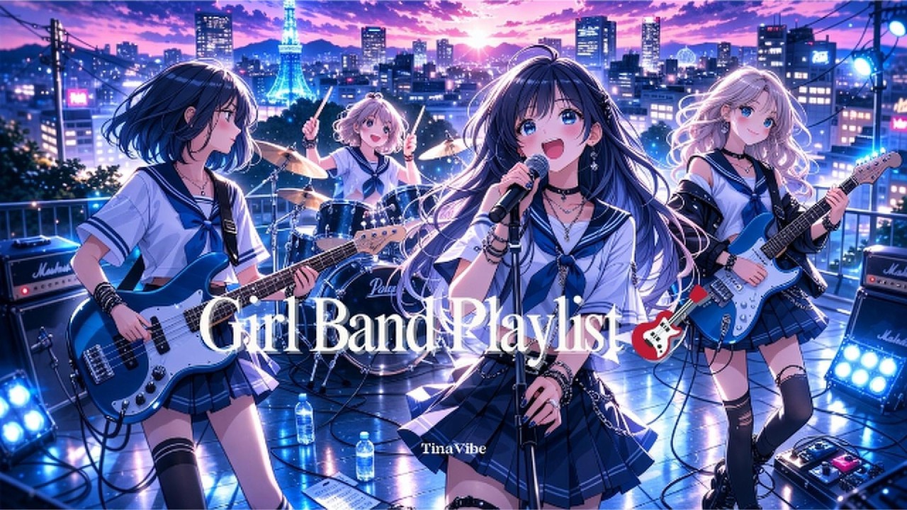 Girl Band Playlist 🎸 | 신나는 제이팝 스타일 걸밴드 st 덕후들 모여라 - YouTube