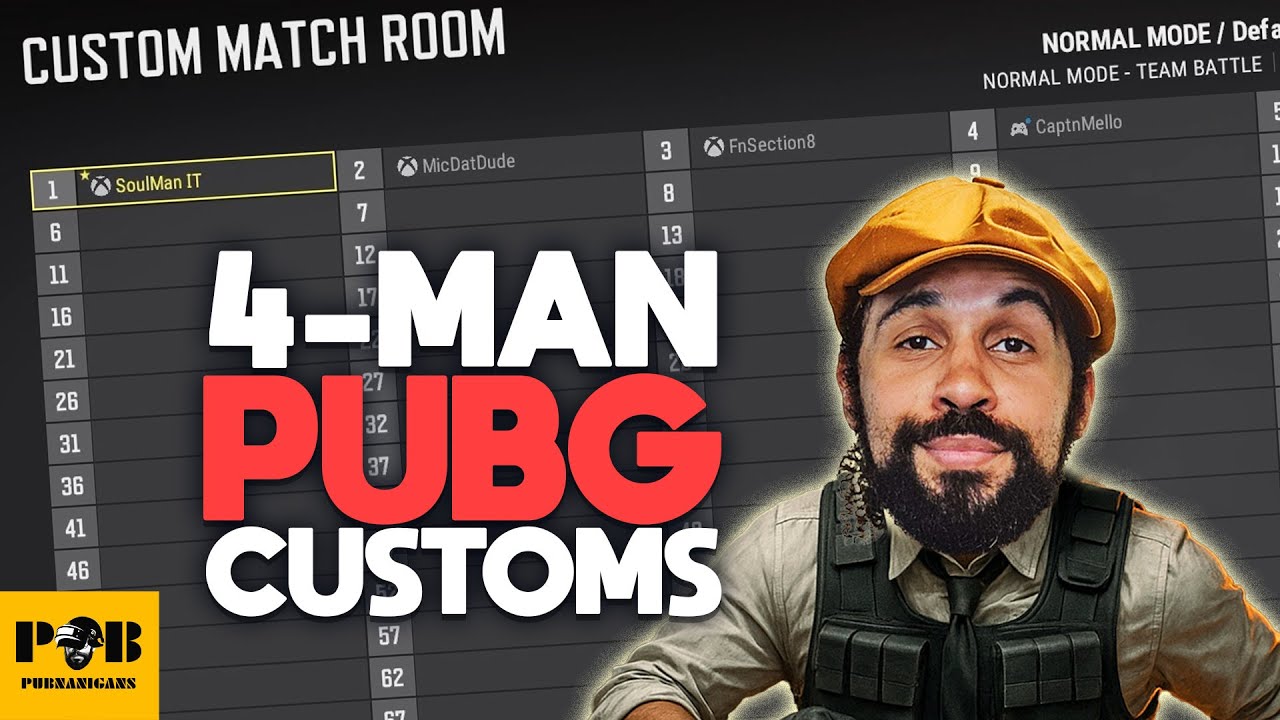 4-MAN PUBG CUSTOM FUN, LOL (PUBG Console) - YouTube