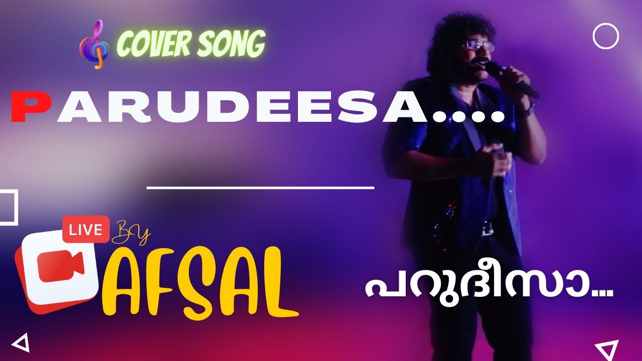Parudeesa Cover song by AFSAL LIVE - YouTube