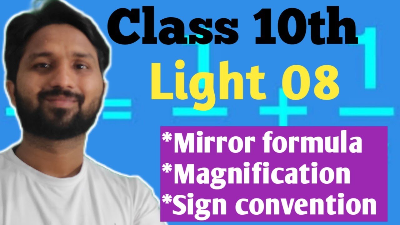 Class 10th Ncert Physics # light 08# Mirror formula # Magnification # ...