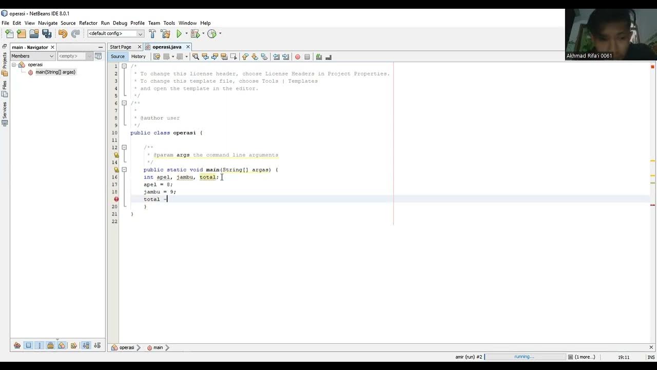 operator aritmatika vidio 08 - YouTube