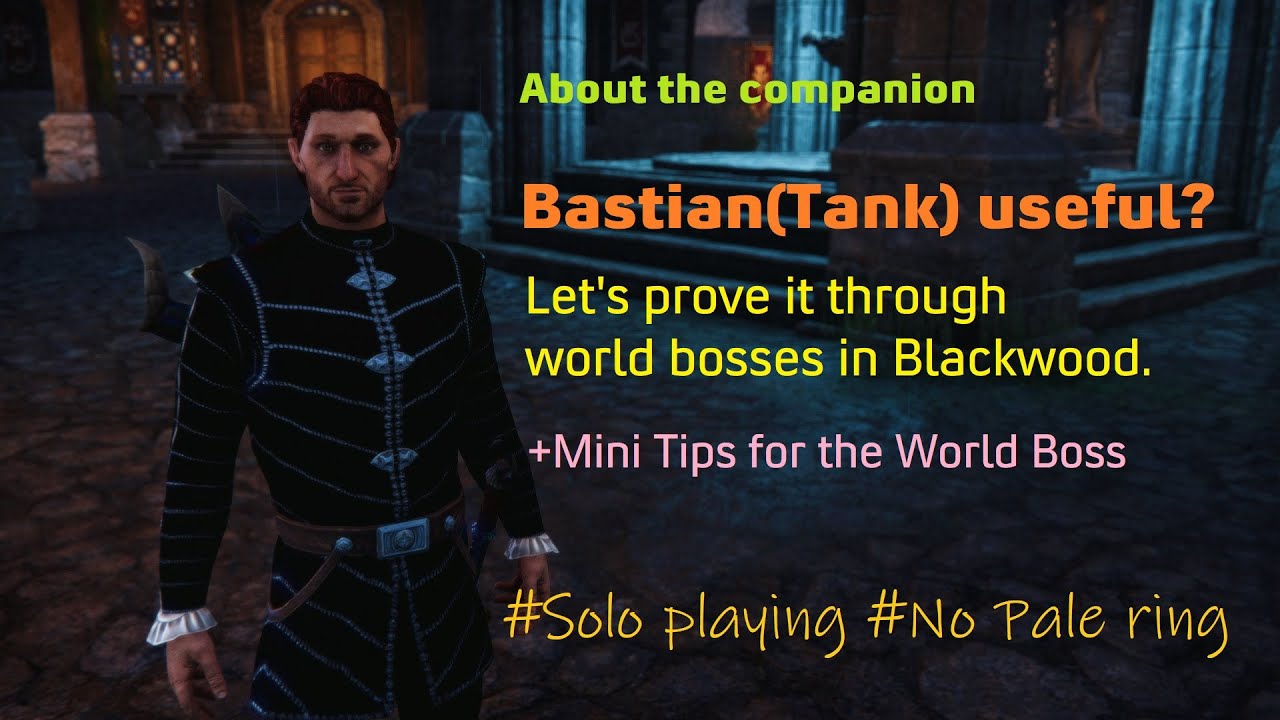 [ESO Companion]Bastian tank is useful?(feat. World Boss) - YouTube