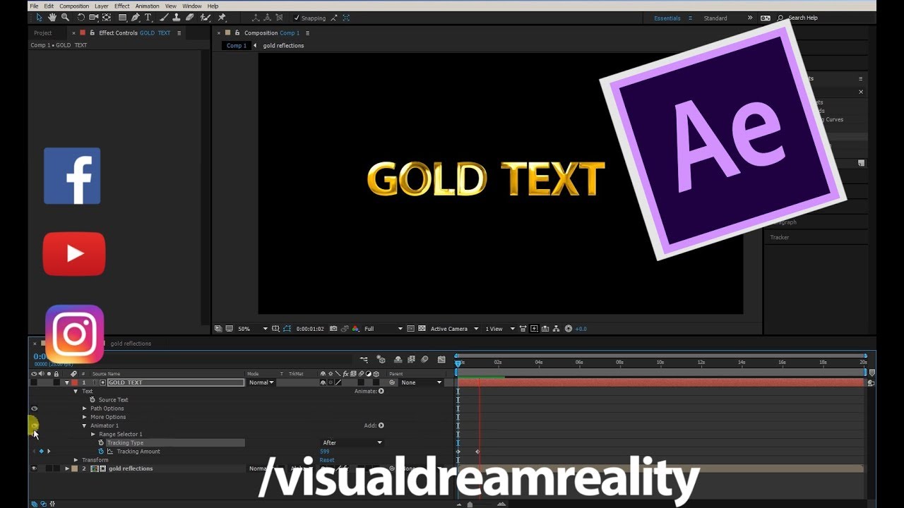 Adobe After Effects CC Tutorial How To Create Gold Text Style YouTube adobe-after-effects-cc-tutorial-how-to-create-gold-text-style-youtube