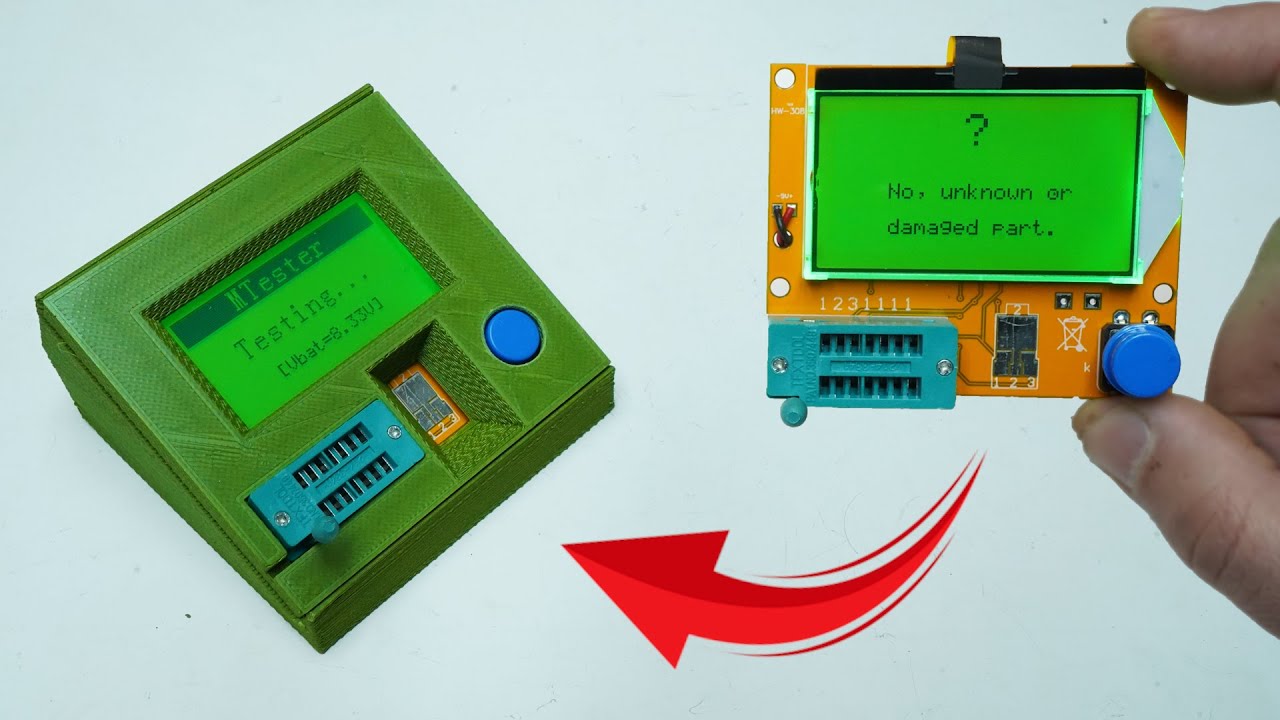 ALL Components TESTER - Transistor, Mosfet, Inductor, Capacitor,Diode ...
