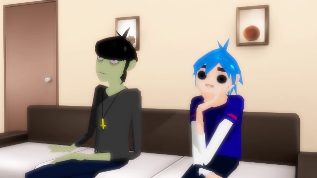 [MMD x Gorillaz]- The Interview - YouTube