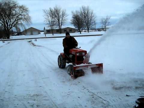 Simplicity 7790 Diesel Snow blower - YouTube