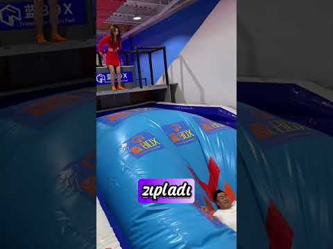 Fizik Kurallarını Alt Üst Eden Zıplama❗😂