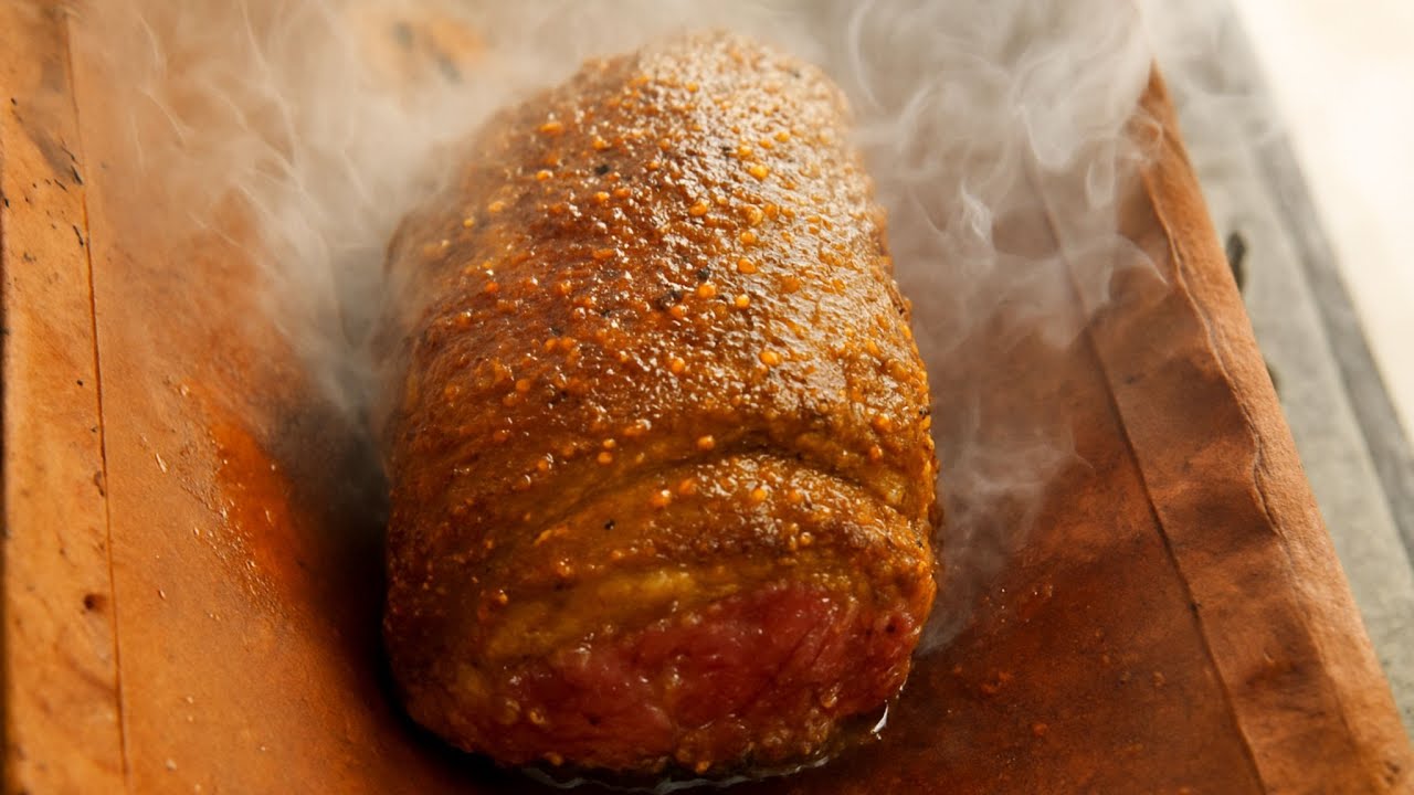 I Cooked Beef on a ROOF TILE… And It Tastes Unreal - YouTube