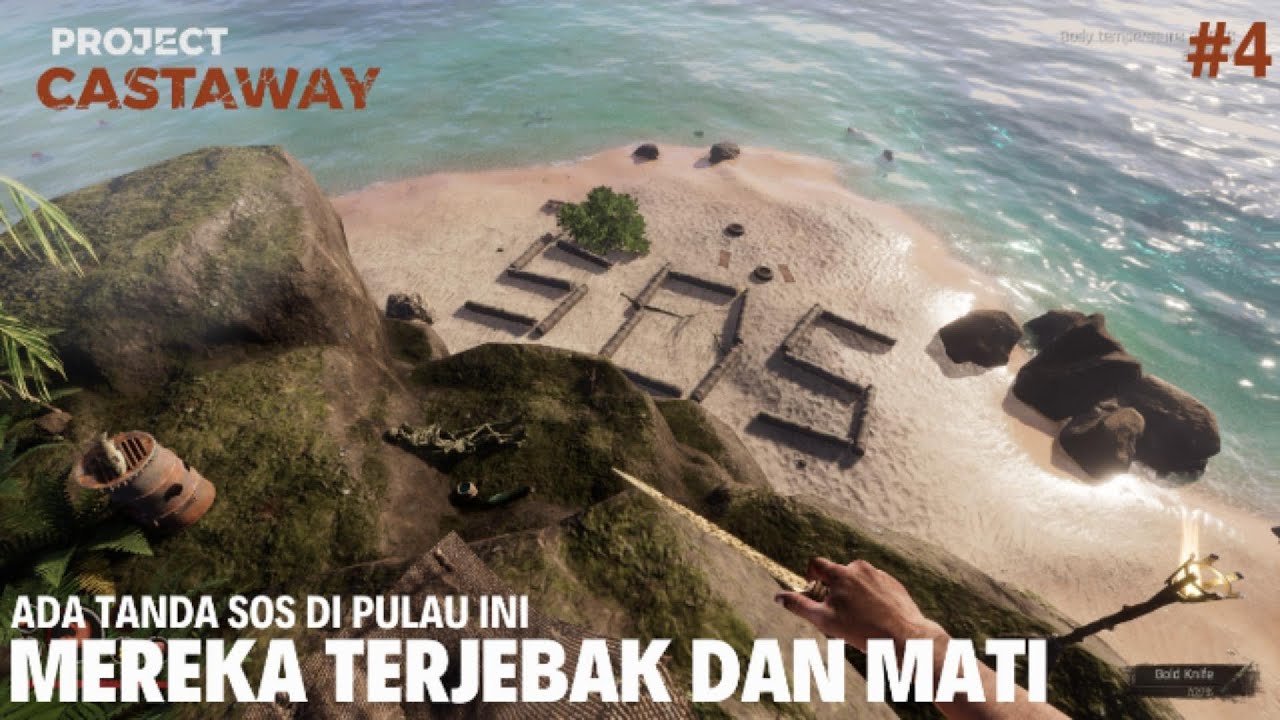 Ada Mayat di Pulau Ini dan ada SOS di Pasir , Memperbaiki Kapal ...