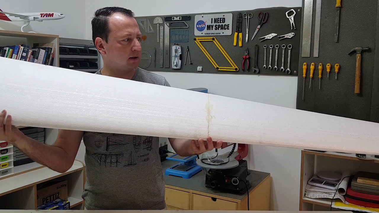 Como colar isopor usando espuma de poliuretano - YouTube