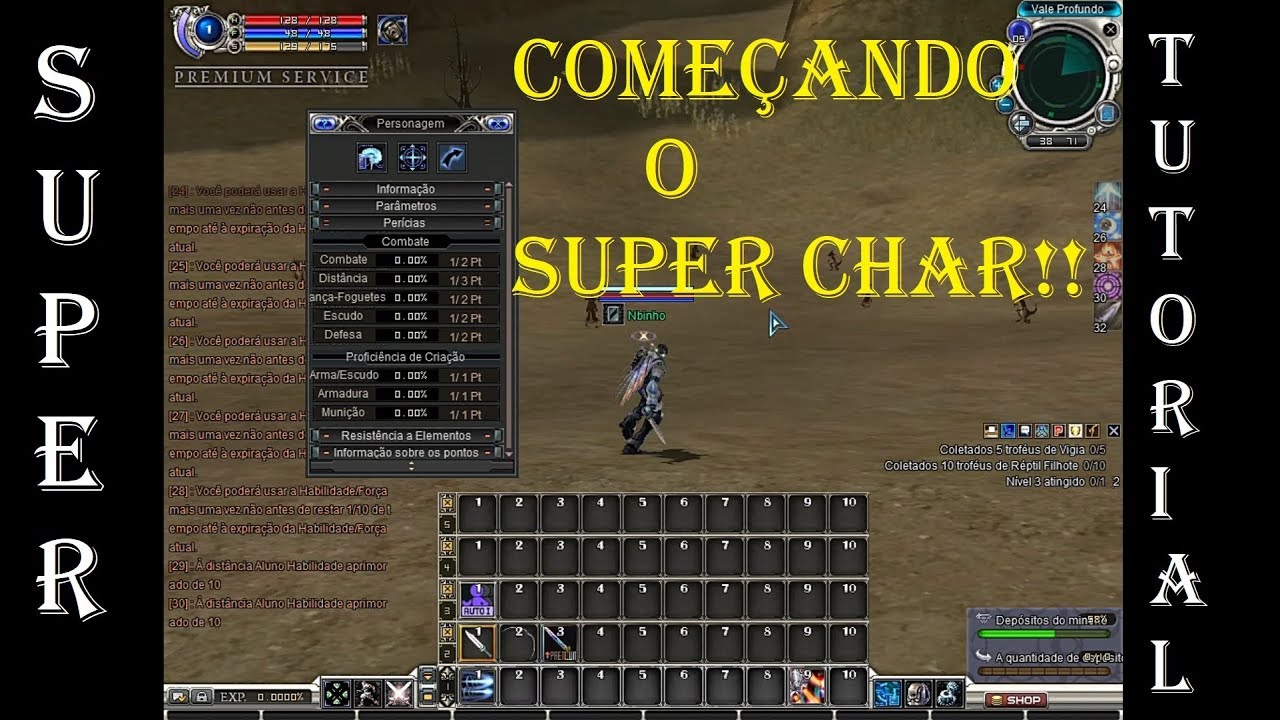 RF Online 4games I Super Tutorial para começar a Upar I Básico ...