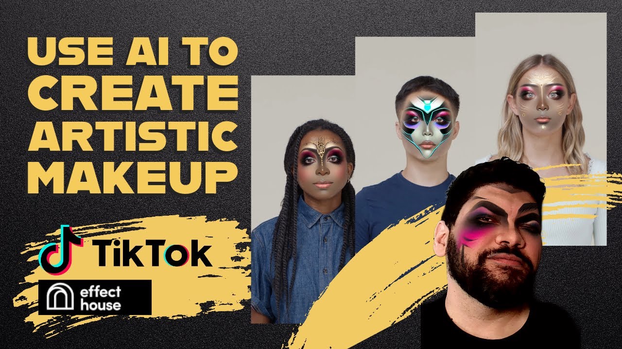 Using AI To Create Artistic Make UP for free - YouTube
