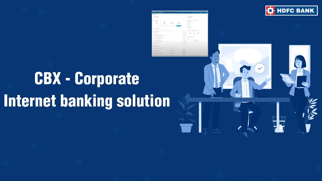 Corporate Internet banking solution | HDFC Bank - YouTube