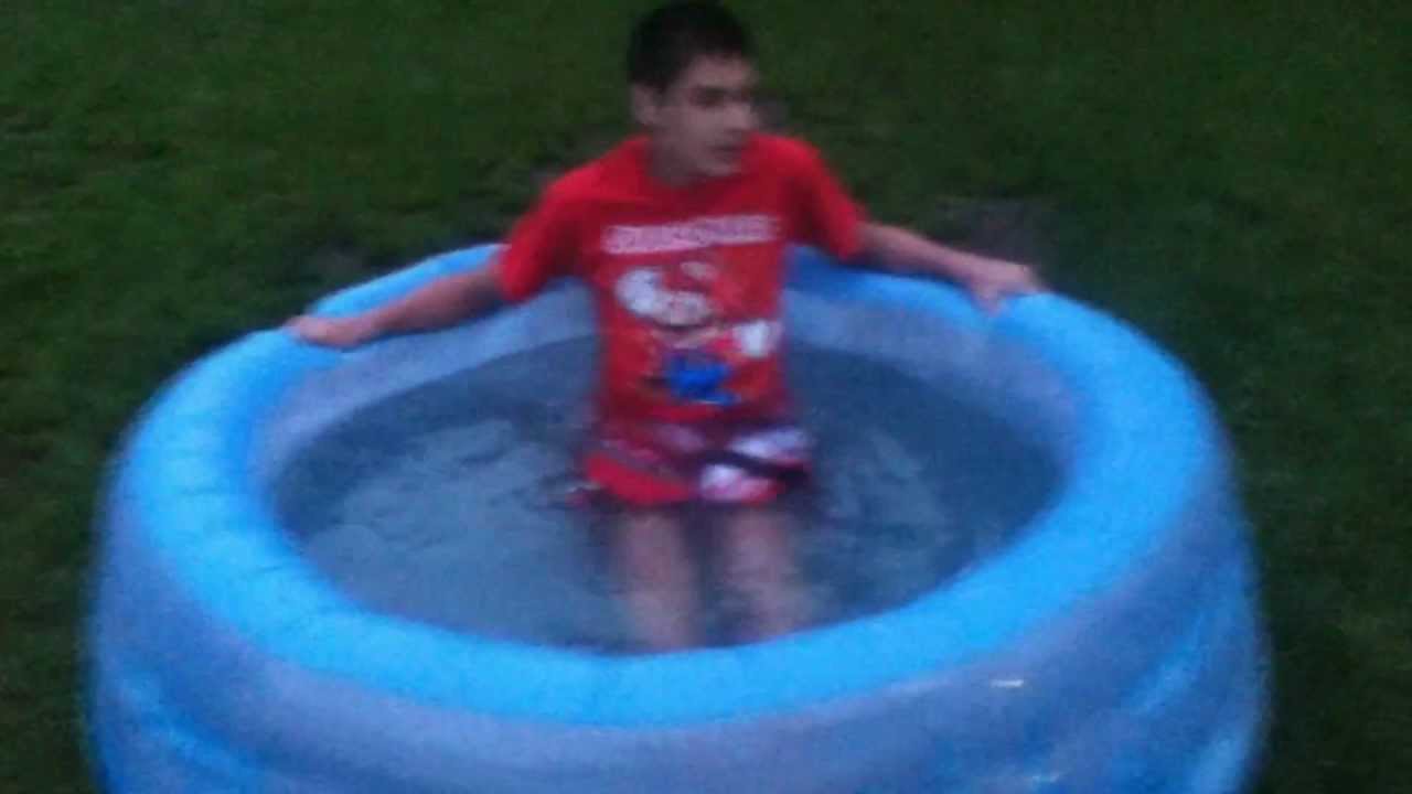 Ice cold pool CHALLENGE - YouTube