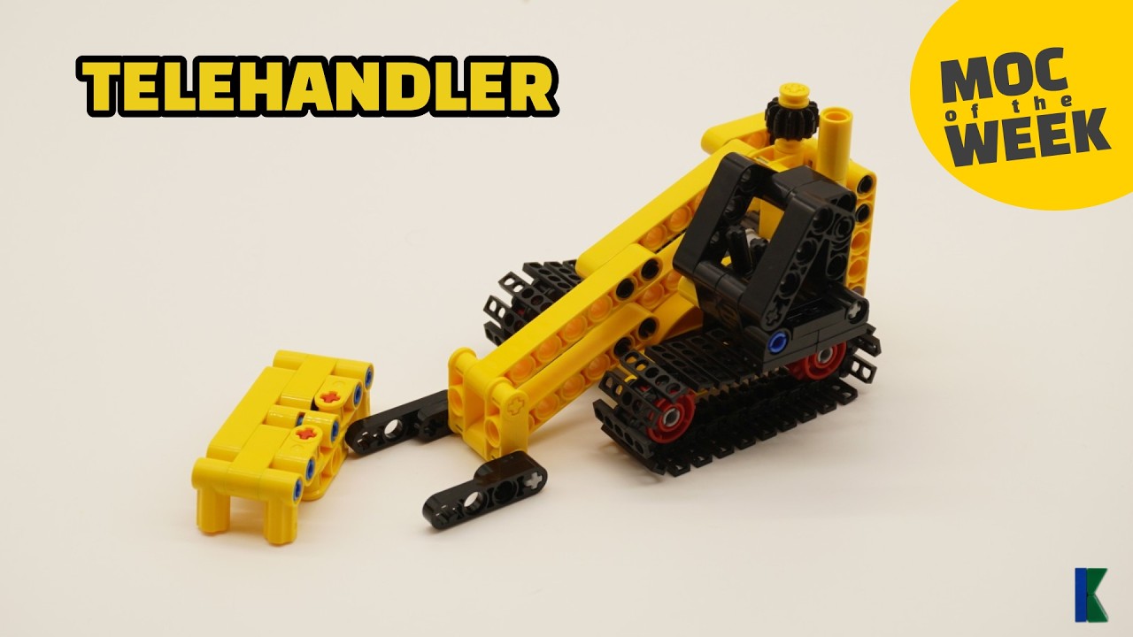 LEGO® Technic Telehandler | MOC by artemisovsky | Speed Build | 42163 ...