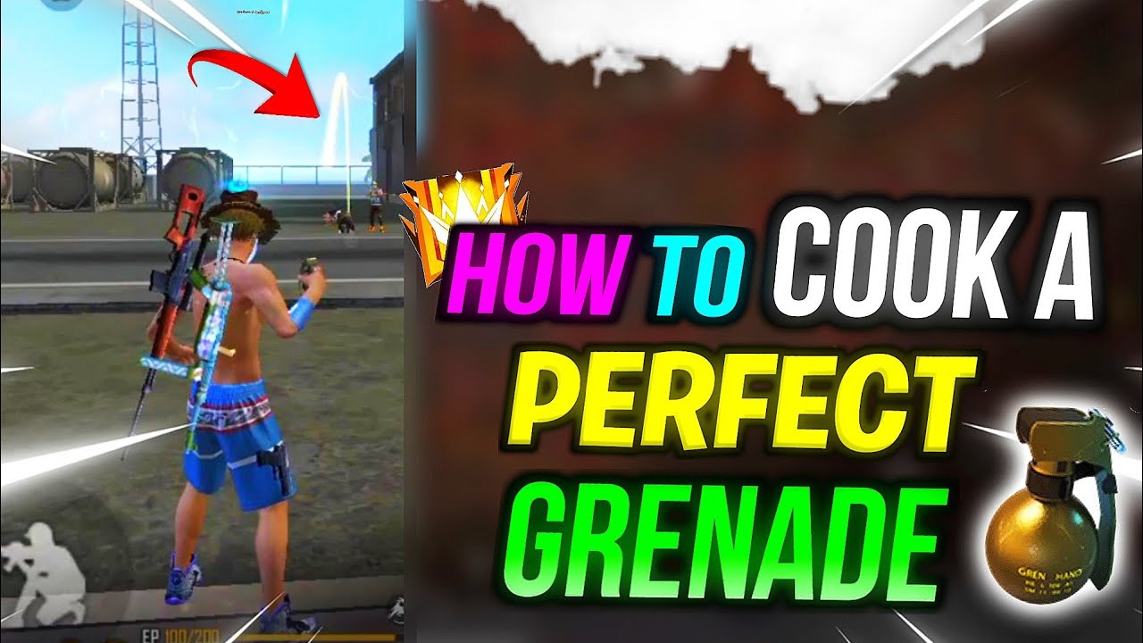 Grenade Tips And Tricks Free Fire Cs Rank 2022 ||💥😎|| Free Fire Grenade ...