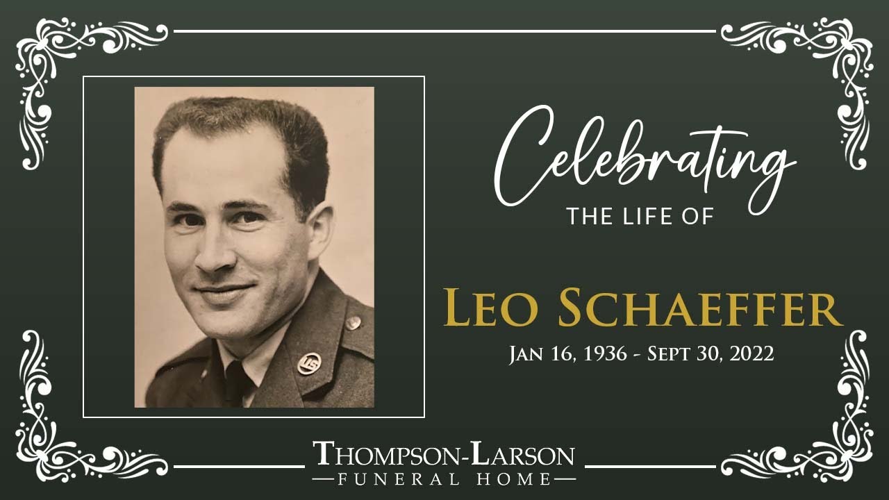 Leo Schaeffer Funeral Mass - YouTube