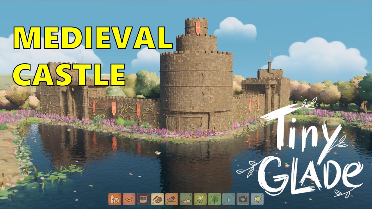 Tiny Glade: Medieval Castle (Speed build) - YouTube