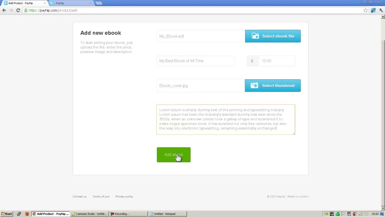 How to sell your ebook online using Payhip? Payhip Ebook Publishing - YouTube