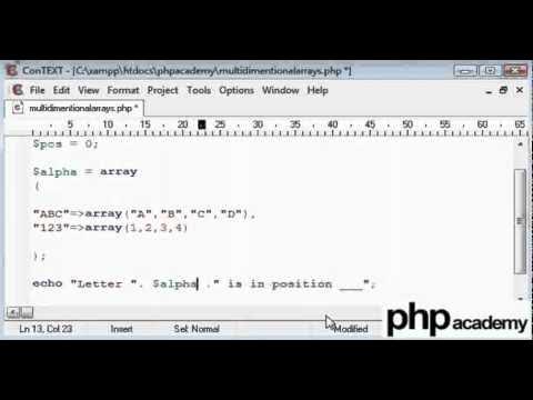 Multi Dimensional Arrays - Gujarati - YouTube