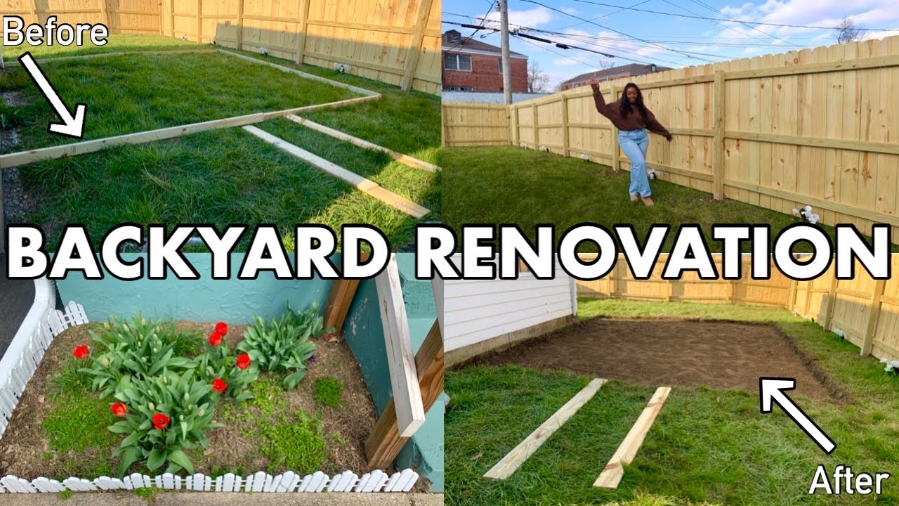 BACKYARD RENOVATION EP: 2 PAVER PATIO INSTALLATION | DIY LANDSCAPING ...