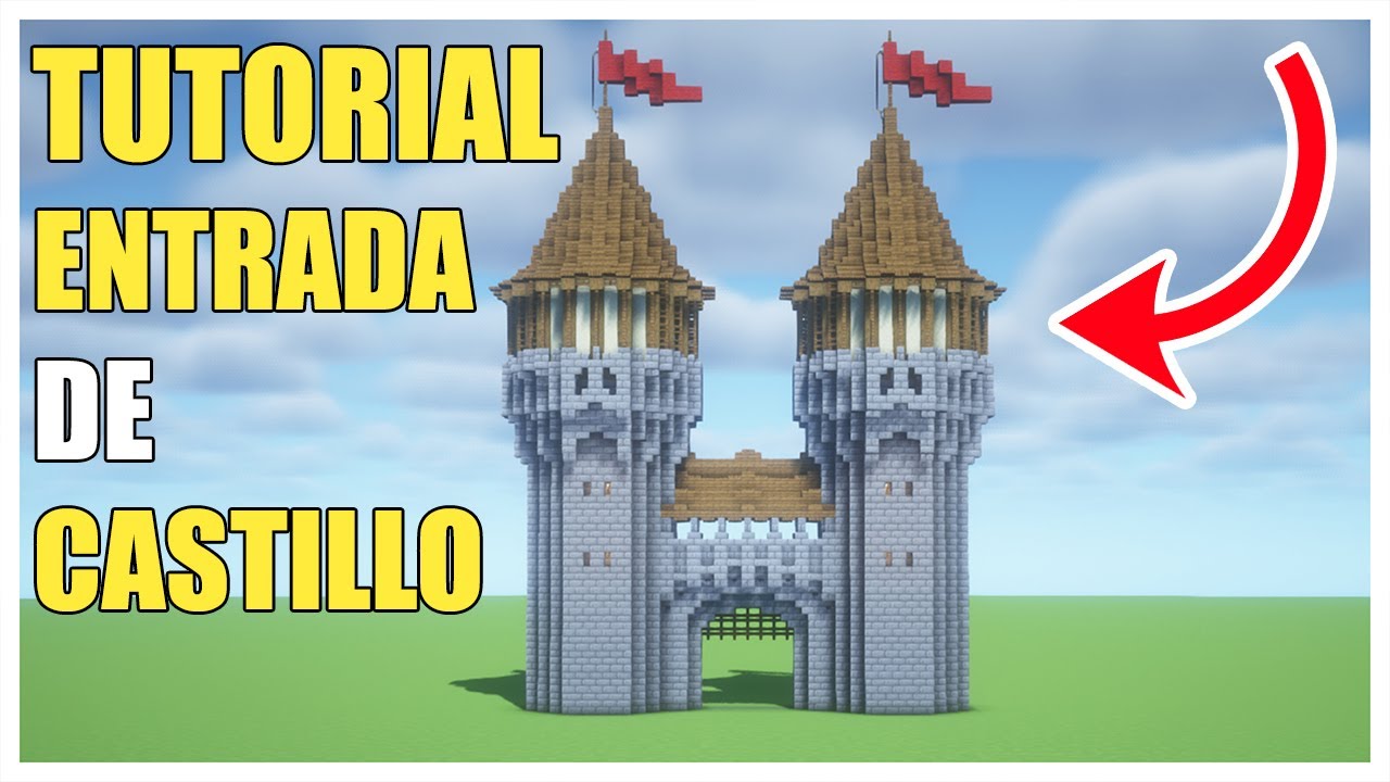 Cómo Hacer una Entrada de Castillo Medieval en Minecraft | Tutorial ...