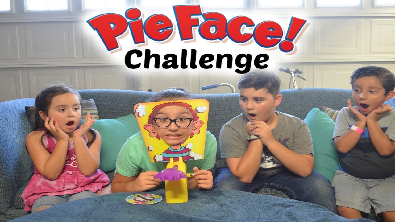 Pie face challenge - YouTube