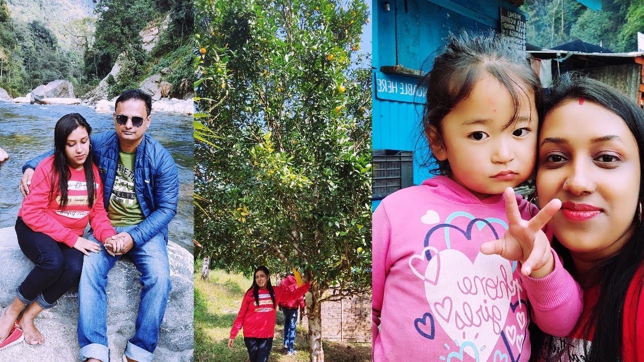 Pelling Helipad, Rimbi waterfalls, The River orange Garden and ...