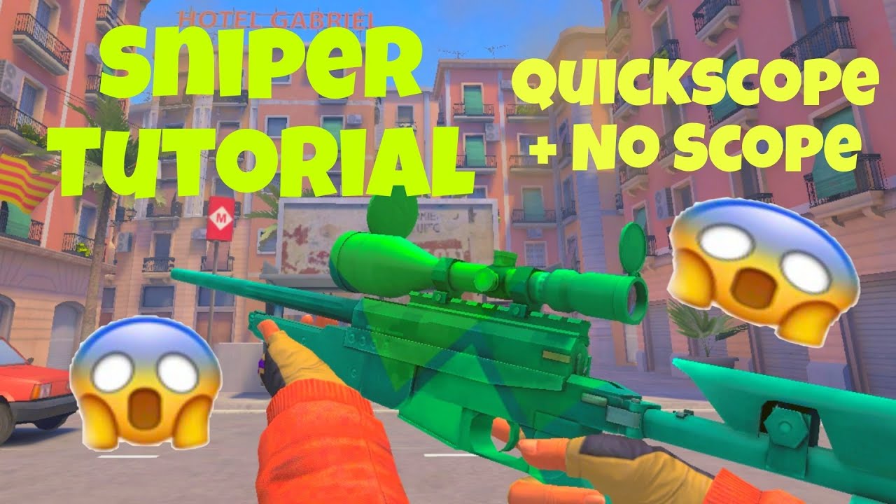 SNIPER Tutorial - Custom Crosshair - No Scope + Quick Scope - C-Ops ...