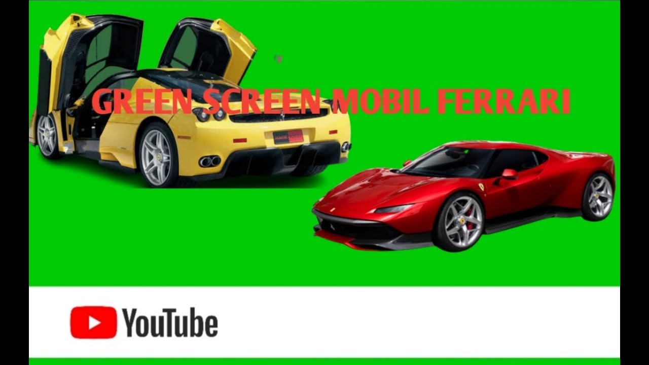 GREEN SCREEN MOBIL FERRARI#greenscreen - YouTube