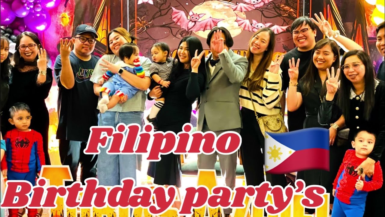 Filipino birthday party 🥳||filipino foods#birthdaycelebration - YouTube