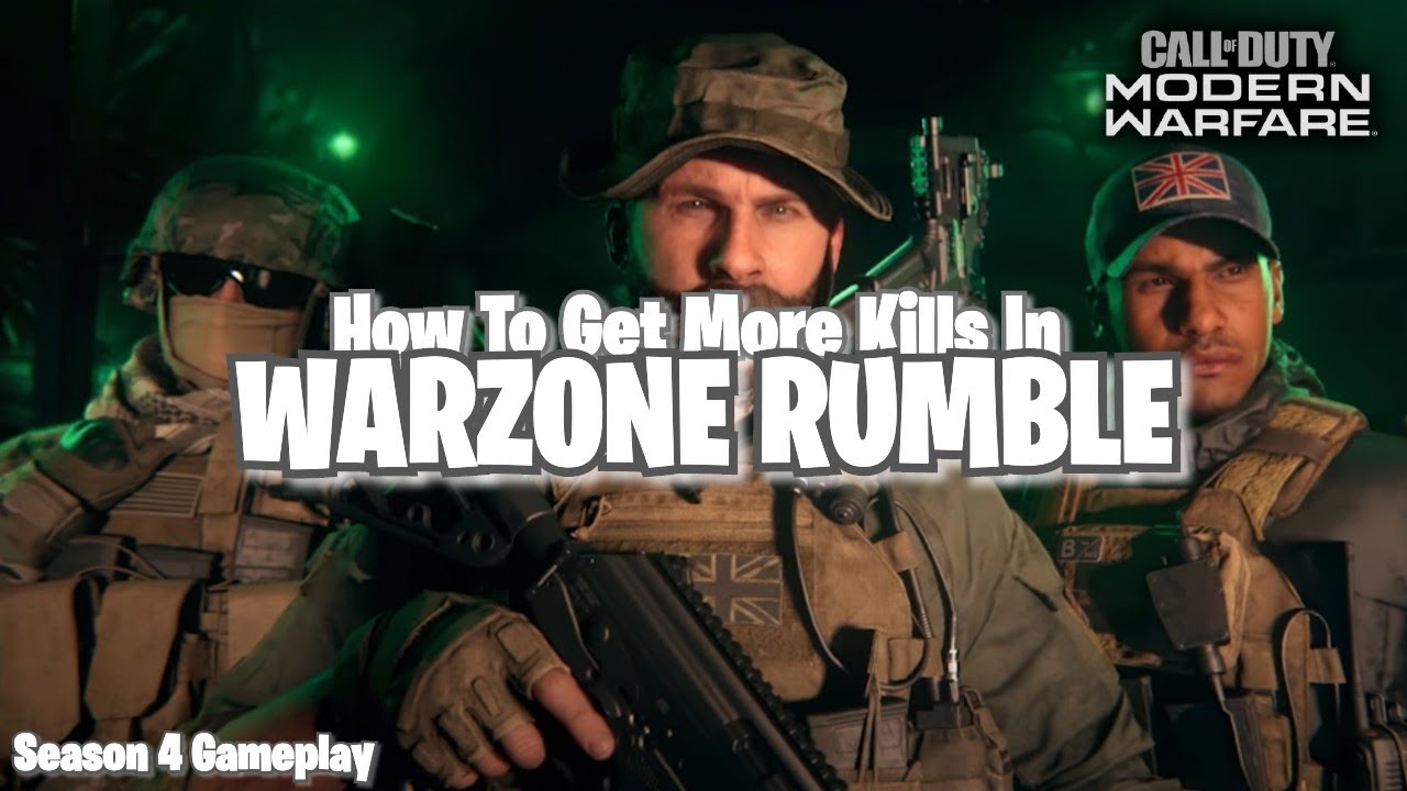Best Way To Get Kills in Warzone Rumble!! | Modern Warfare Season 4 ...