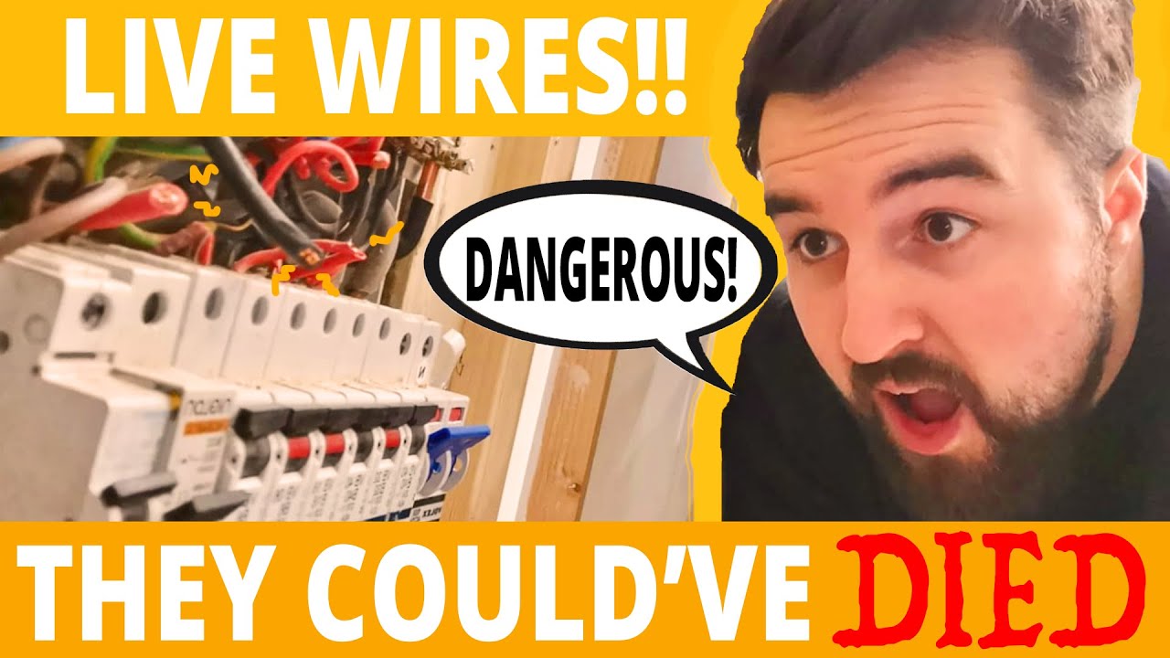 LIVE WIRES! THEY COULD HAVE DIED! - YouTube