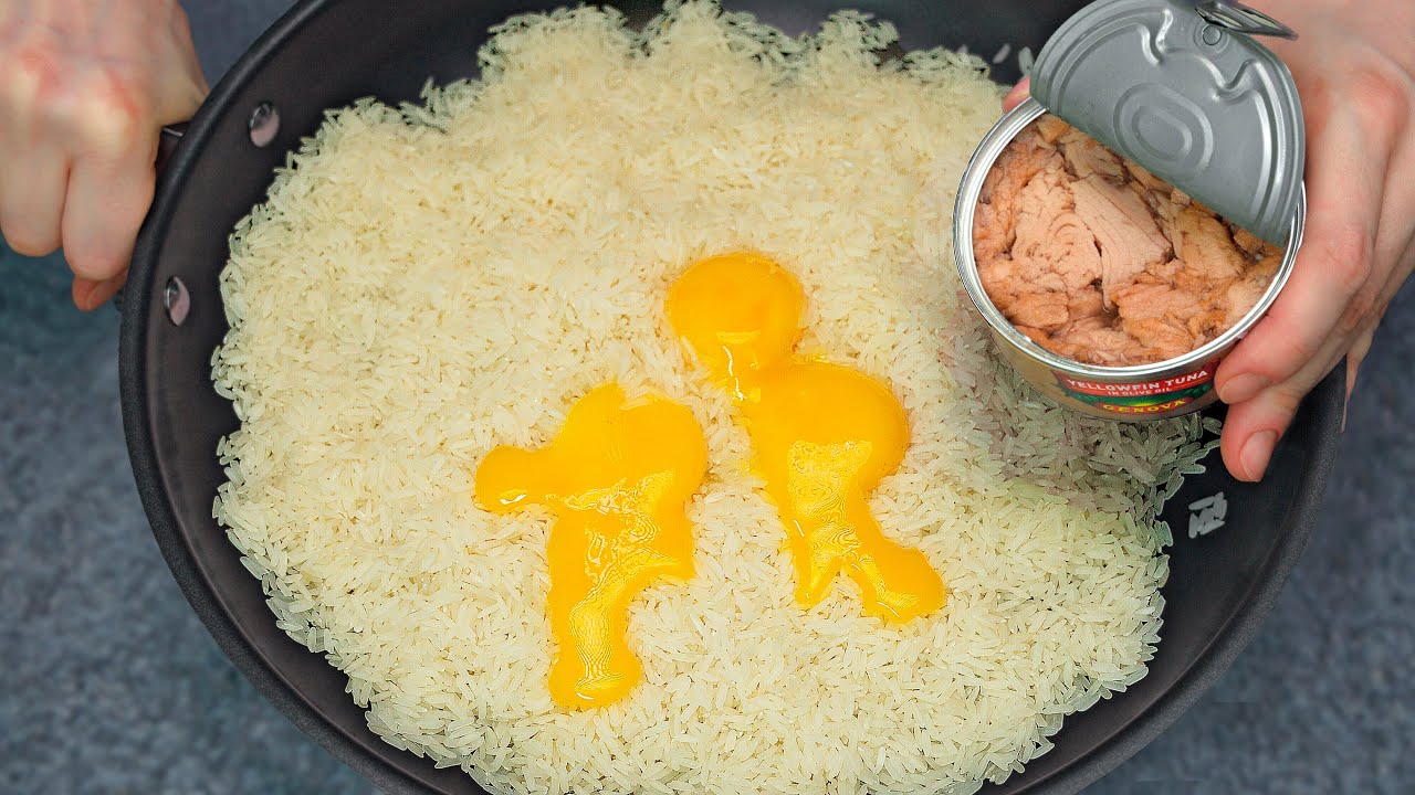 I SURPRISE MY GUESTS! Spicy Rice with Tuna! Quick and Easy Recipe of ...