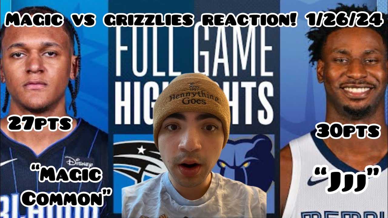 SOLD AT THE BUZZER! MAGIC at GRIZZLIES | FULL GAME HIGHLIGHTS | January ...