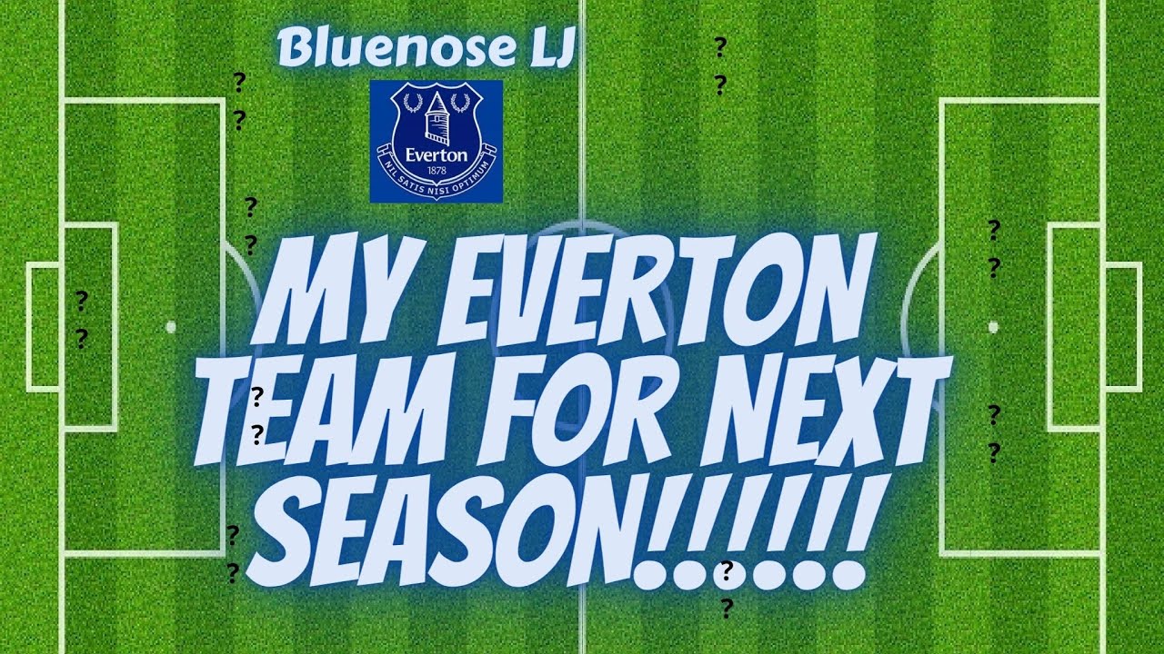 MY EVERTON team for next season. My Everton team for the 2020/21 season ...
