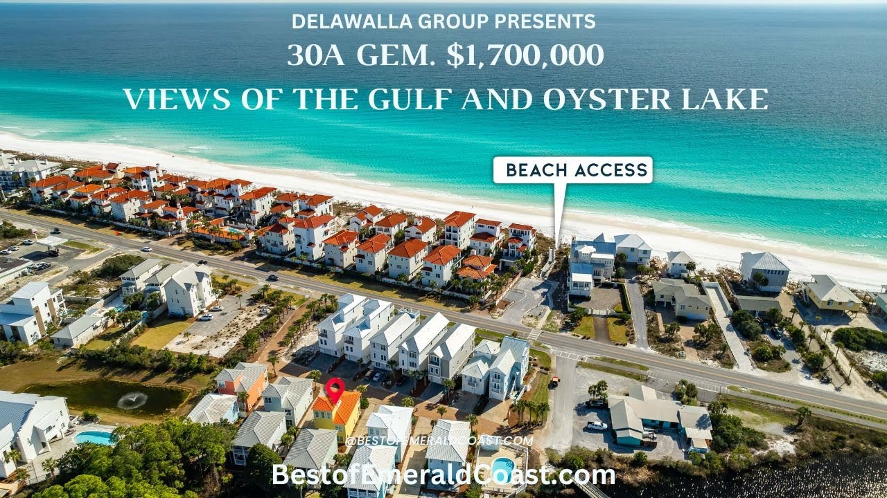 Coastal Retreat with Gulf and Oyster Lake Views. 58 Rue Du Soleil ...