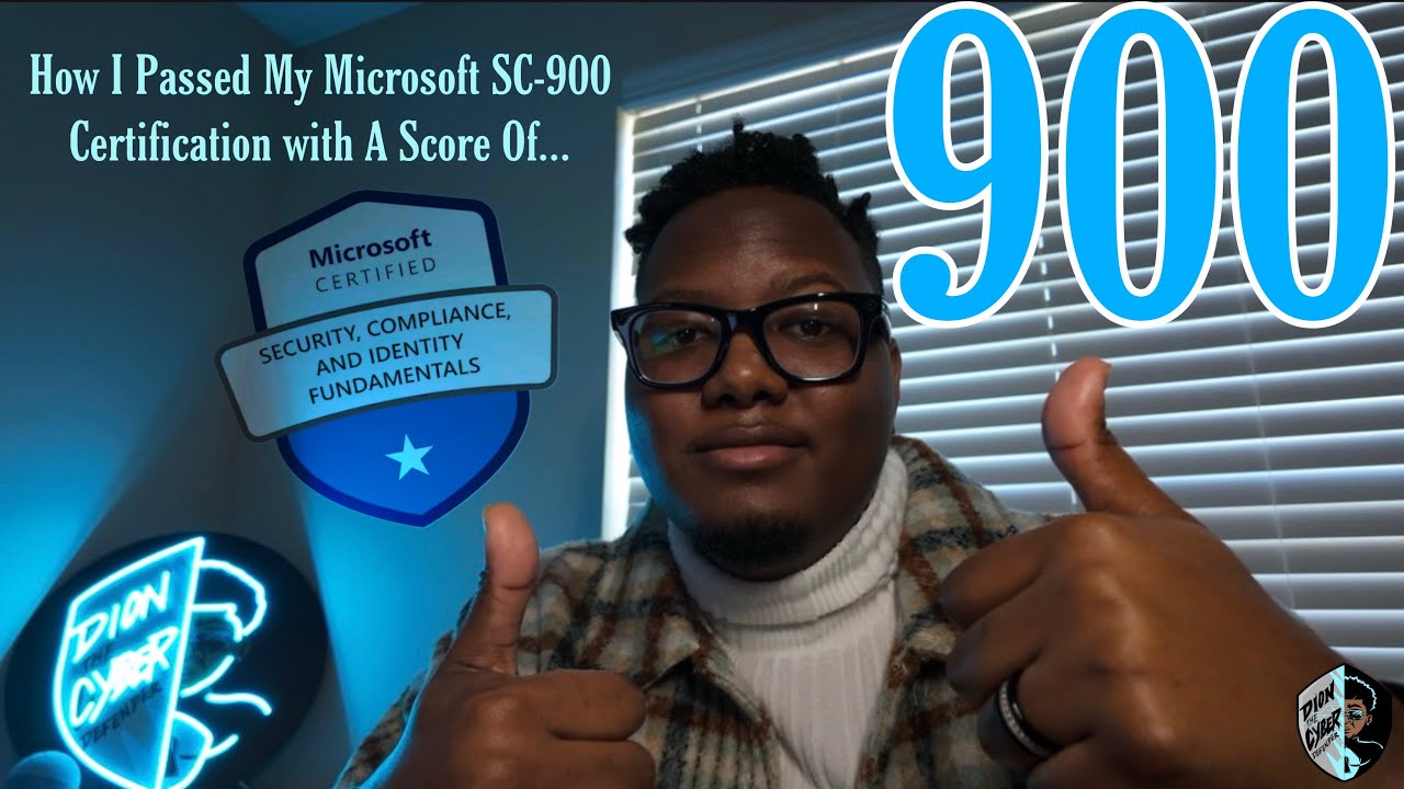 How I Passed My Microsoft SC-900 Certification Exam | Dion The Cyber ...