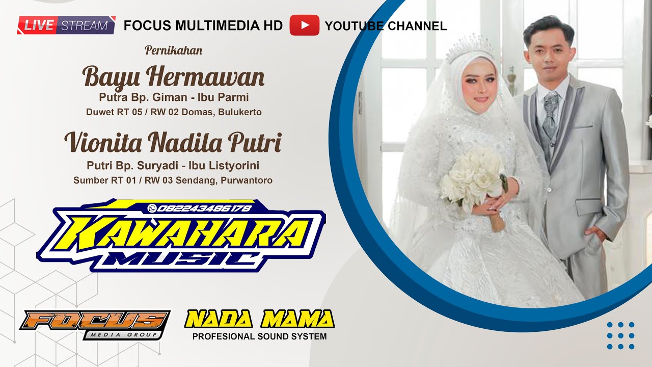 LIVE KAWAHARA MUSIC || PERNIKAHAN BAYU HERMAWAN & VIONITA NADILA PUTRI ...