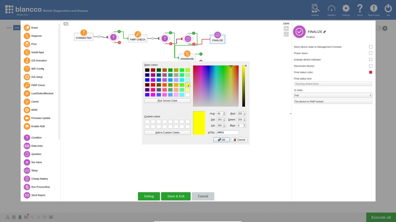 Blancco Support: Using Workflows to Enable FMiP Checks - YouTube