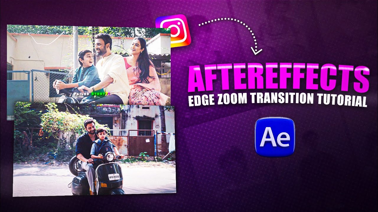 Anaganaga Video Edit in After Effects | Edge Zoom Effect Tutorial in Telugu | Fast Zoom ...