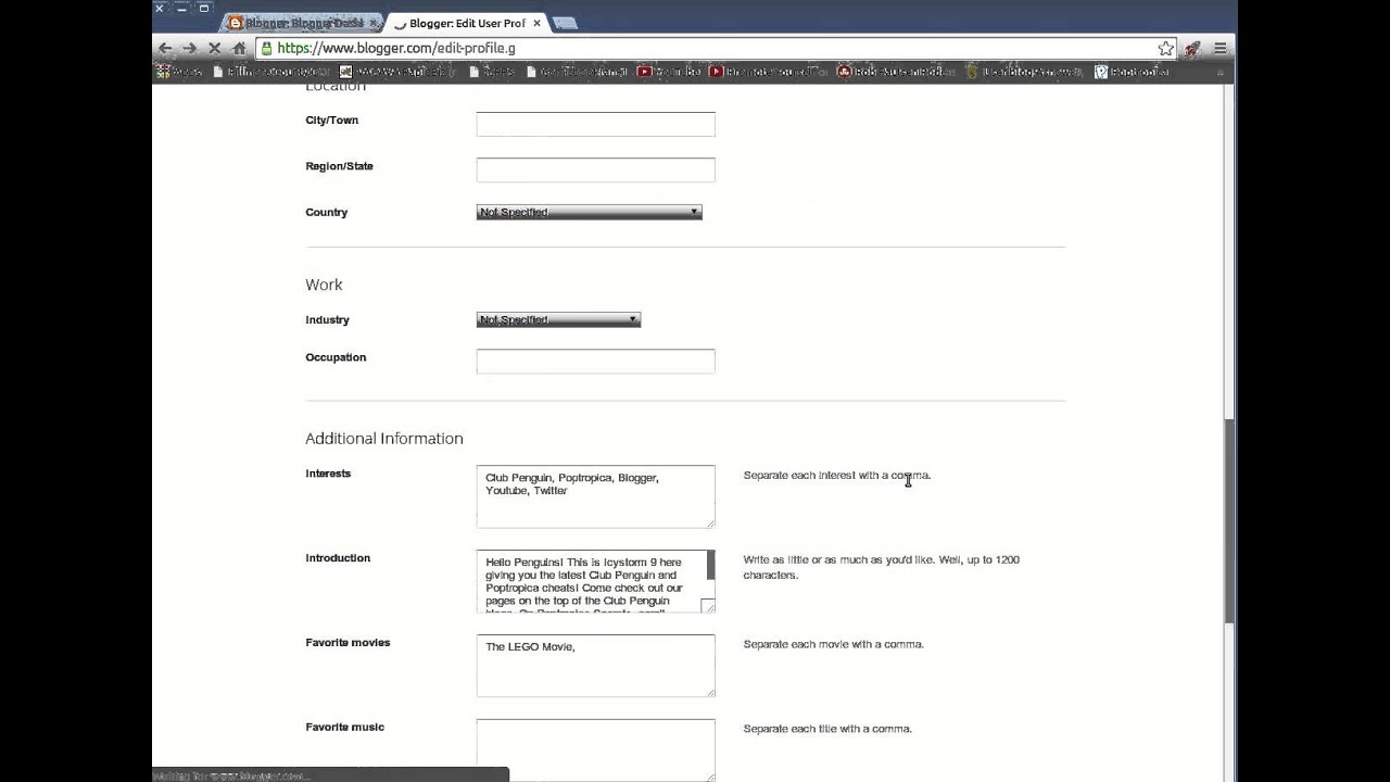 Blogger - How to Change Display Name - Way #1 - YouTube