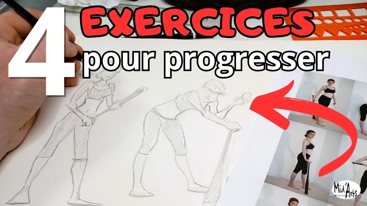 PROGRESSER en Dessin : 4 EXERCICES INDISPENSABLES pour débutants et ...