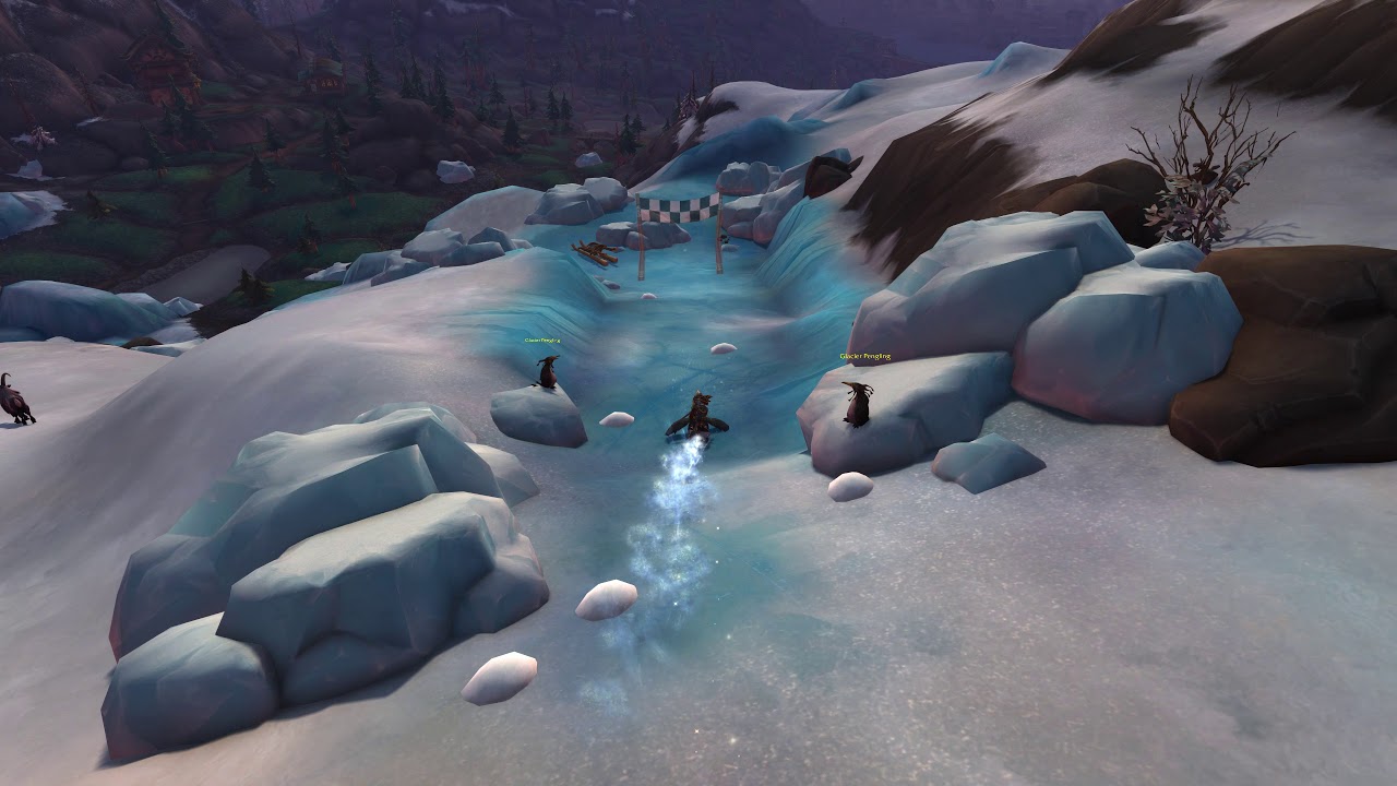 WoW - Penguin slide quest - YouTube