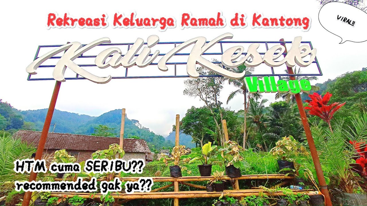 Viral! Kali Kesek Village Dipenuhi Pengunjung di Akhir Tahun 2022 ...