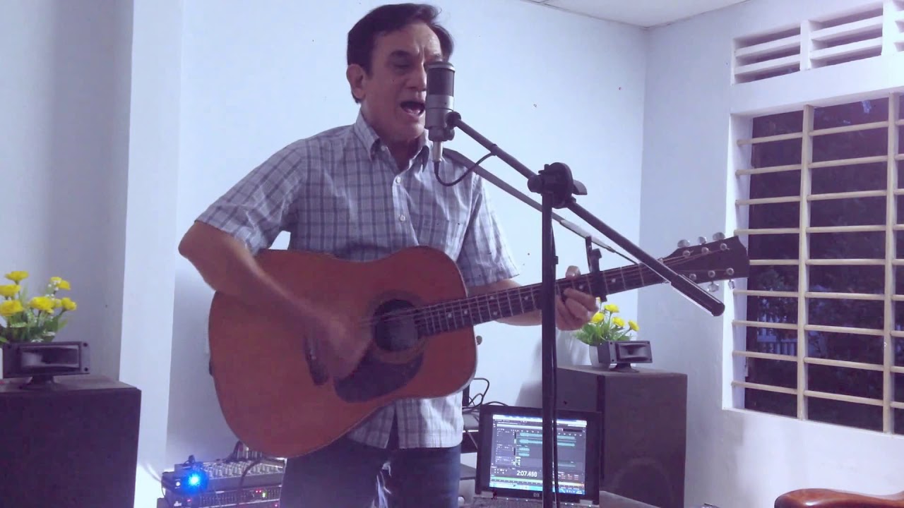 Something -The Beatles cover by Ho Ha with lyrics on screen - YouTube