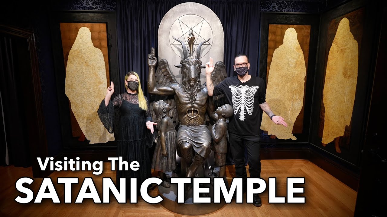 Visiting The Satanic Temple - Salem, MA 4K - YouTube